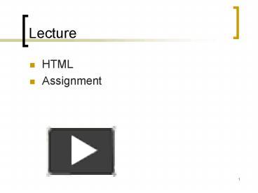 PPT – HTML PowerPoint presentation | free to view - id: 187f1f-ZDc1Z
