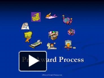 Pre-Award Process presentation | free to download