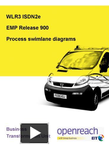 PPT – WLR3 ISDN2e EMP Release 900 Process swimlane diagrams PowerPoint ...