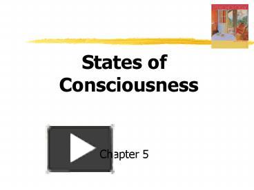PPT – States of Consciousness PowerPoint presentation | free to view ...