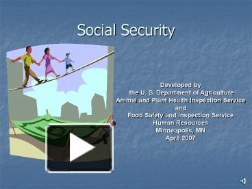 PPT – Social Security PowerPoint presentation | free to view - id ...
