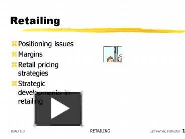 PPT – Retailing PowerPoint presentation | free to download - id: 19128 ...