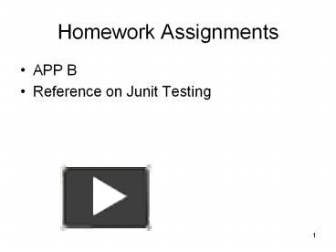 PPT – Homework Assignments PowerPoint presentation | free to download ...
