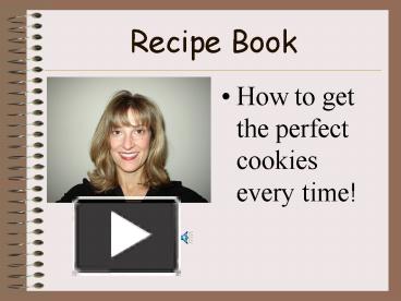 Recipe Book presentation | free to view