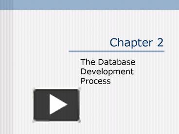 The Database Development Process presentation | free to download