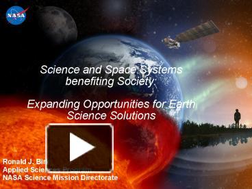 Ronald J' Birk presentation | free to view