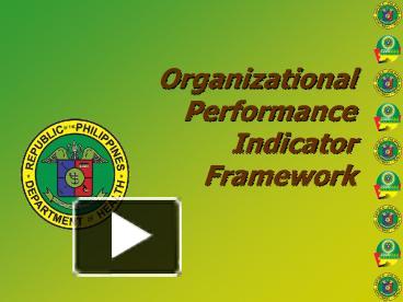 PPT – Organizational Performance Indicator Framework PowerPoint ...