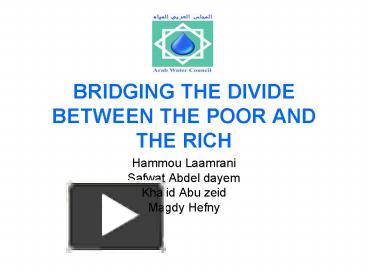 BRIDGING THE DIVIDE BETWEEN THE POOR AND THE RICH presentation | free ...