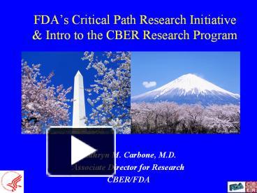 FDA presentation | free to view