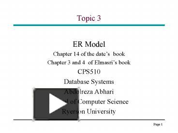 PPT – ER Model PowerPoint presentation | free to download - id: 19b738 ...