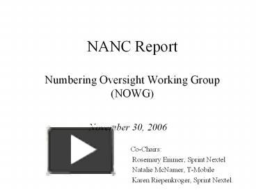 NANC%20Report%20%20Numbering%20Oversight%20Working%20Group%20(NOWG ...