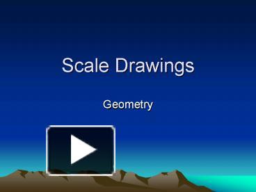 Scale Drawings presentation | free to view