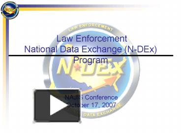 PPT – Law Enforcement PowerPoint presentation | free to view - id ...