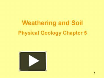 PPT – Powerpoint Presentation Physical Geology, 10e PowerPoint ...