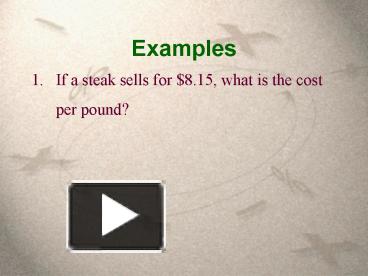 PPT – Examples PowerPoint presentation | free to view - id: 19e681-ZDc1Z