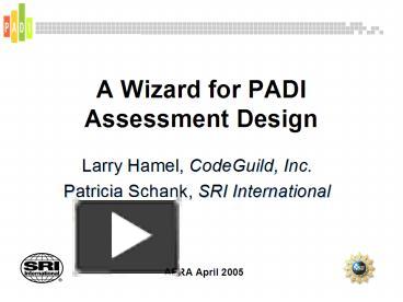 PPT – A Wizard for PADI Assessment Design PowerPoint presentation ...