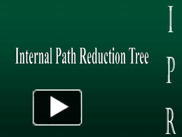 IPR Trees presentation | free to download