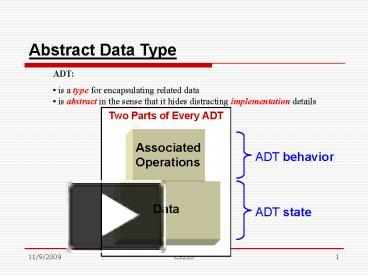 PPT – Two Parts of Every ADT PowerPoint presentation | free to view ...