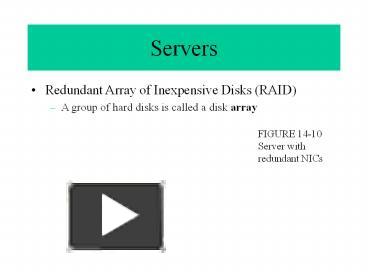 PPT – Servers PowerPoint presentation | free to download - id: 1a0878-NGRjM