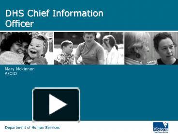 DHS Chief Information Officer presentation | free to view