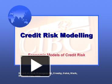 Credit Risk Modelling presentation | free to download