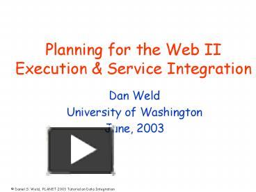 PPT – Planning for the Web II Execution PowerPoint presentation | free ...