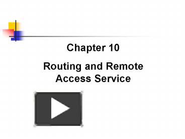 Overview of Routing and Remote Access Service RRAS presentation | free ...