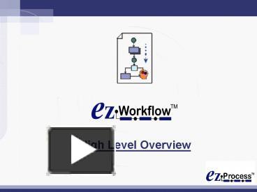 High Level Overview presentation | free to view