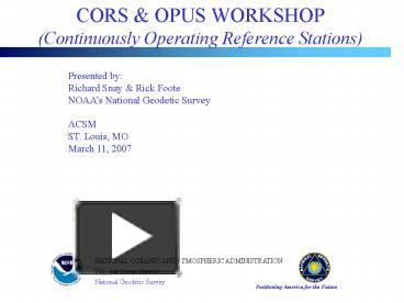 PPT – CORS PowerPoint presentation | free to view - id: 1a264f-OTdhN