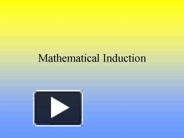PPT – Mathematical Induction PowerPoint presentation | free to view ...