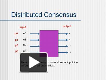 PPT – Distributed Consensus PowerPoint presentation | free to view - id ...