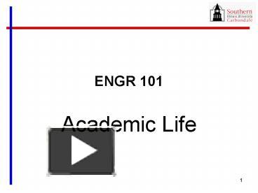 ENGR 101 presentation | free to view