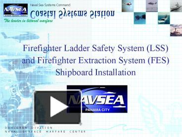 Firefighter Ladder Safety System LSS and Firefighter Extraction System ...