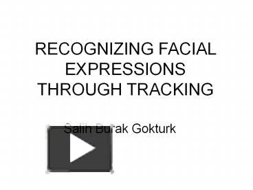 RECOGNIZING FACIAL EXPRESSIONS presentation | free to download