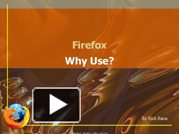Firefox presentation | free to view