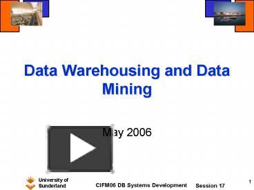 PPT – Data Warehousing and Data Mining PowerPoint presentation | free ...