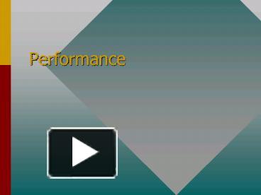 PPT – Performance PowerPoint presentation | free to download - id ...