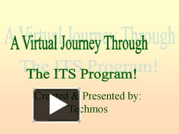 A Virtual Journey Through presentation | free to view