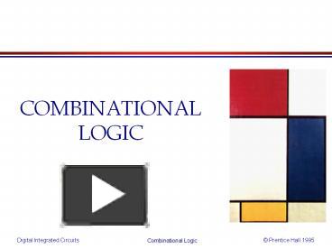 PPT – COMBINATIONAL LOGIC PowerPoint presentation | free to download ...