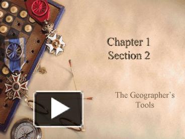 Chapter 1 Section 2 presentation | free to view