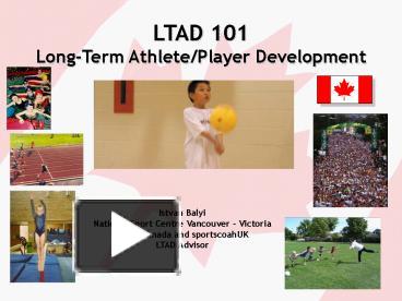 Istvan Balyi presentation | free to view