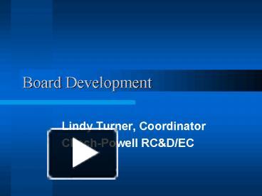 PPT – Board Development PowerPoint presentation | free to view - id ...