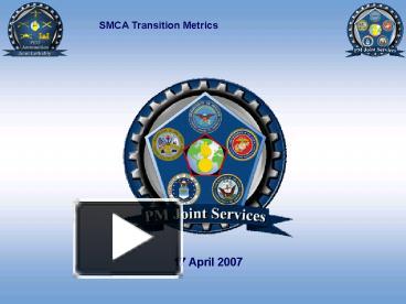 PPT – SMCA Overview PowerPoint presentation | free to view - id: 1ab586 ...