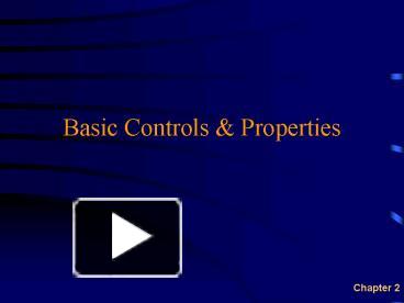 Basic Controls presentation | free to view