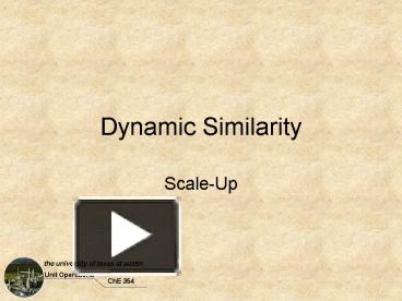 PPT – Dynamic Similarity PowerPoint presentation | free to view - id ...