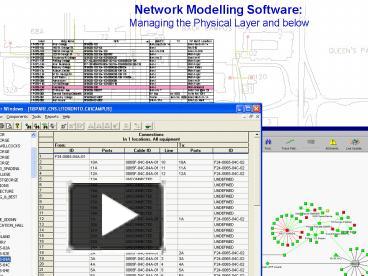 PPT – Network Modelling Software: PowerPoint presentation | free to ...