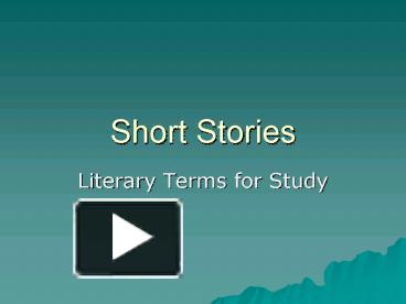 Short Stories presentation | free to view
