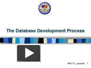The Database Development Process presentation | free to view