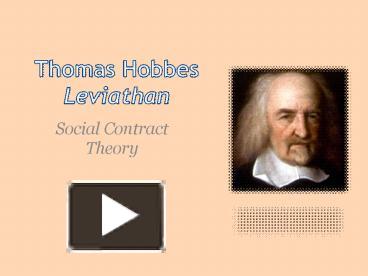 Thomas Hobbes Leviathan presentation | free to view