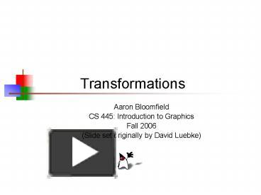 Transformations presentation | free to download